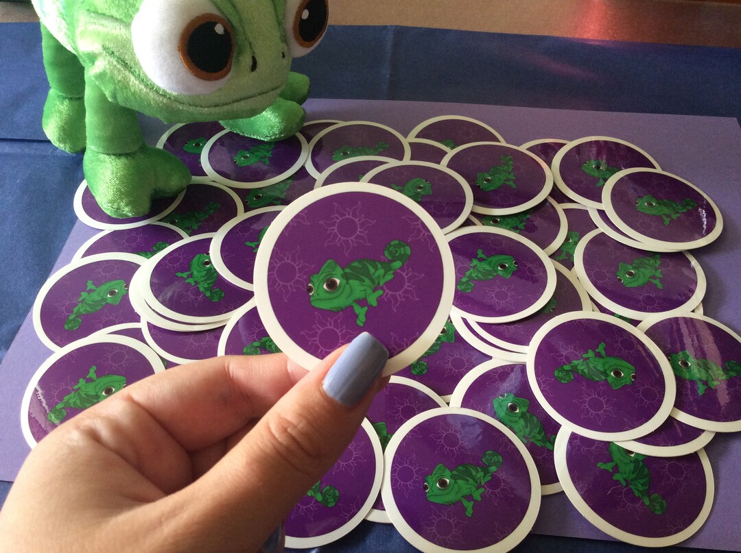 Pascal Tangled Sticker Effect Aufkleber Adesivi Camaleon Chameleon ...