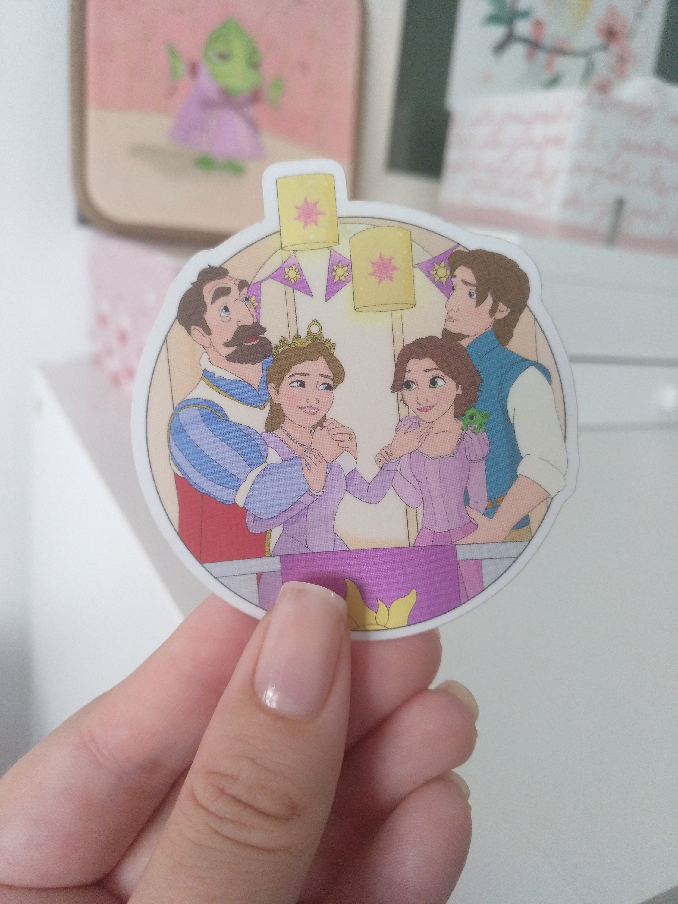 Pascal Tangled Sticker Effect Aufkleber Adesivi Camaleon Chameleon ...