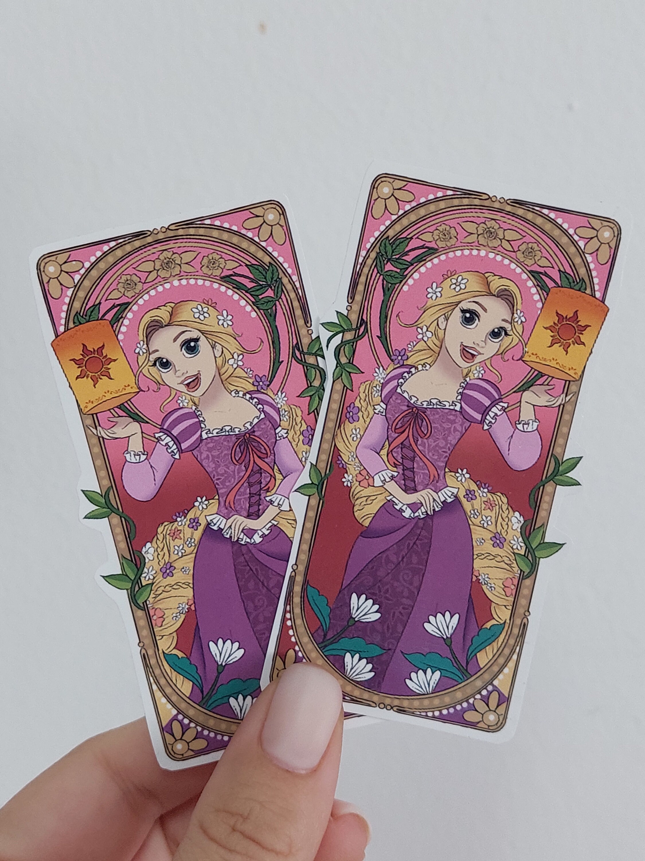 Tangled Rapunzel Magnetic Bookmarks and Stickers Spain Disney Princess ...