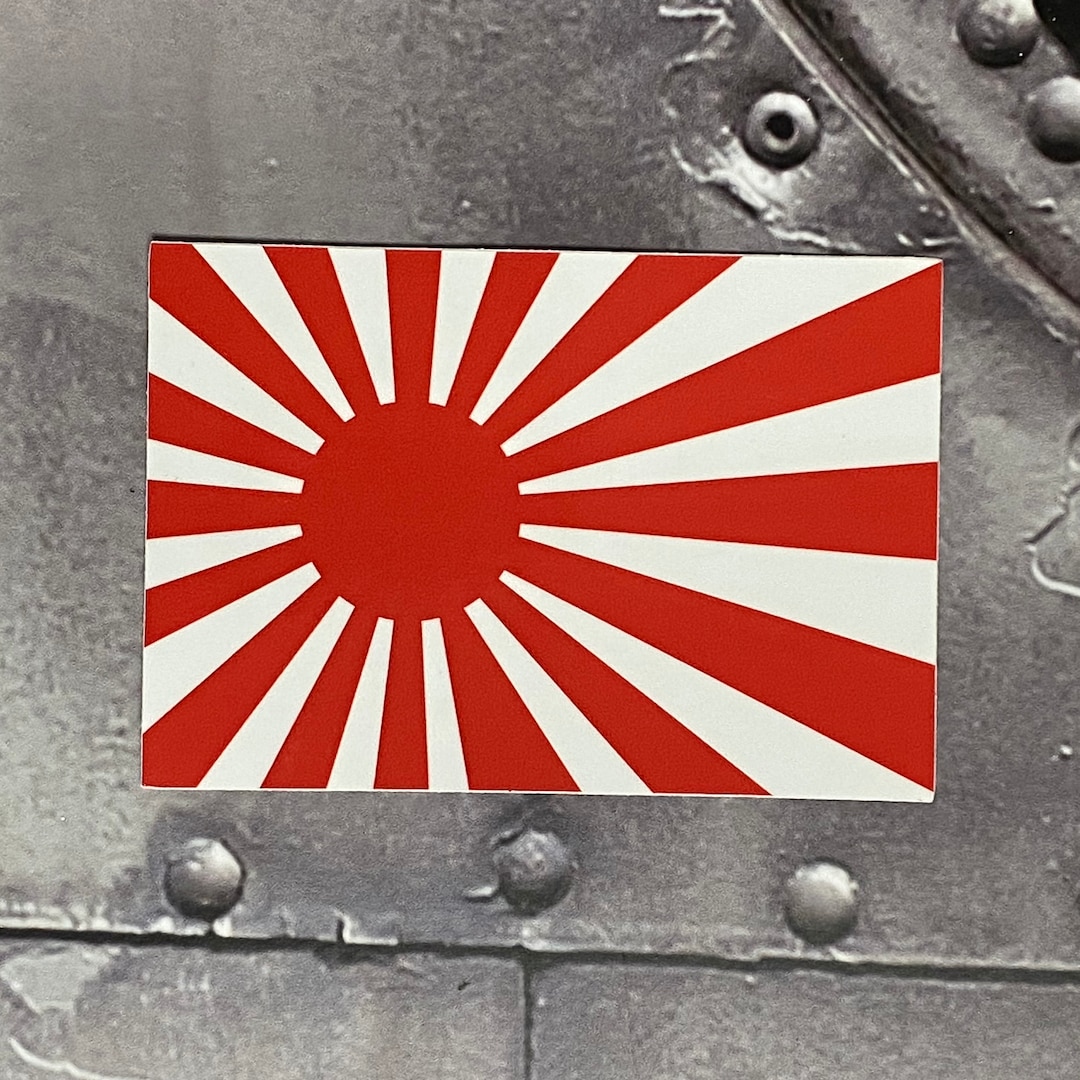 Rising Sun Japanese Kill Flag Sticker - Etsy