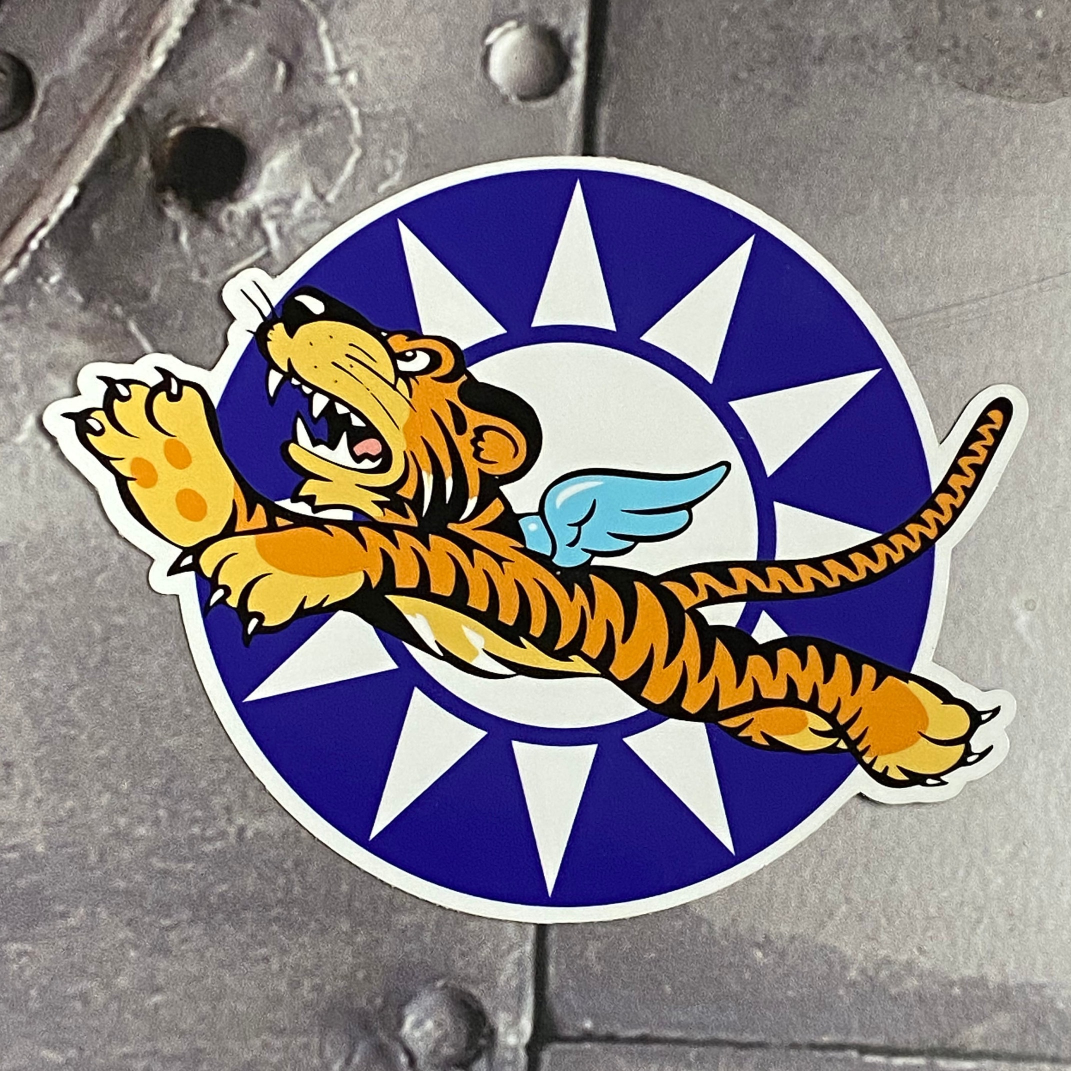 Flyer Tigers WWII AVG Vinyl Sticker - Etsy