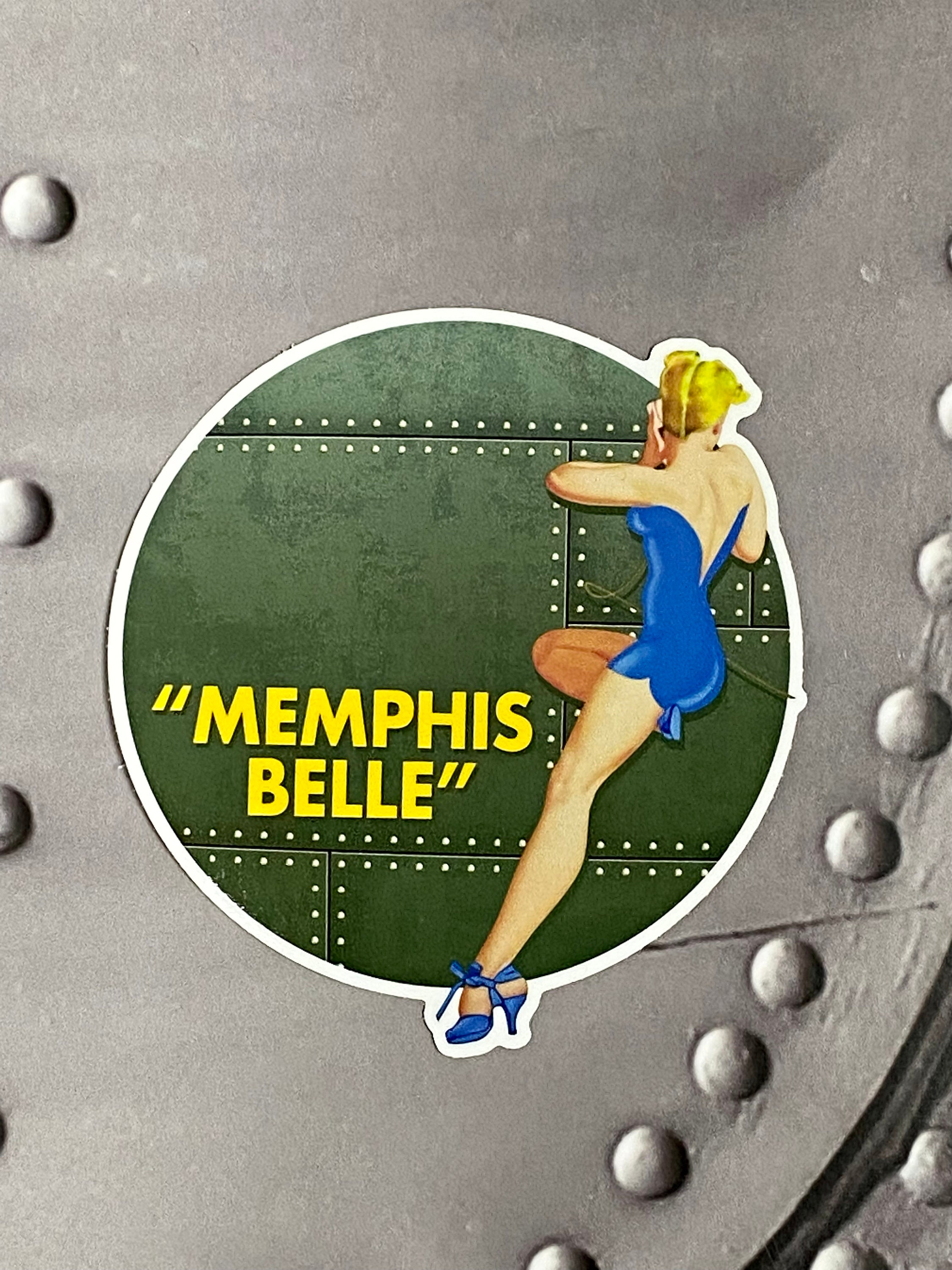 Memphis Belle Bomber Blue Vinyl Sticker - Etsy