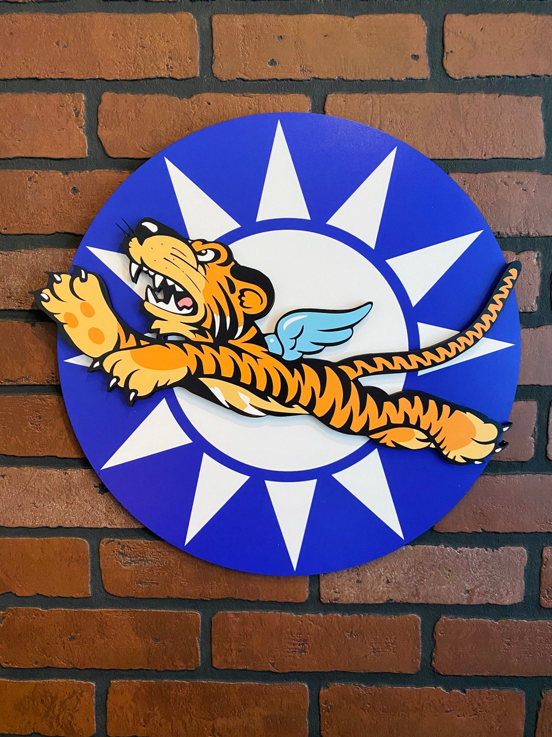 Flyer Tigers Logo Wall Plaque - Etsy