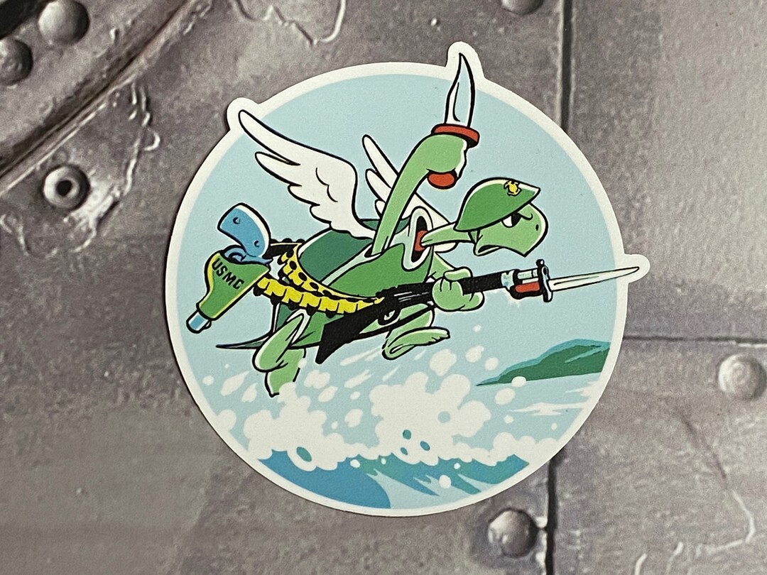 USMC WWII Sticker - Etsy