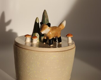 Fox Jar - Etsy