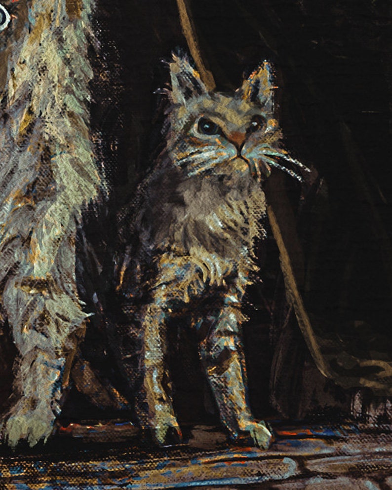 1/1 or 2/2 + Abilities - Cat Creature Token for MTG (magic the ...