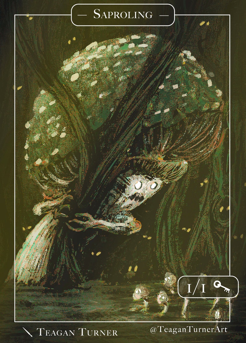 Saproling Creature Token for MTG magic the Gathering | Etsy