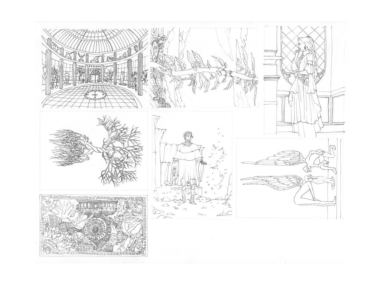 Coloring Page Set #1 by Teagan Turner - Etsy