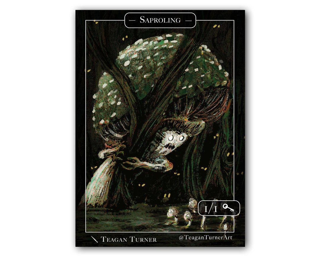 Saproling Creature Token for MTG (magic the Gathering) - Etsy