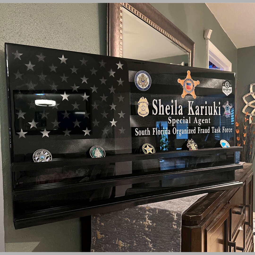 The Collector (challenge Coin) Epoxy Flag - Etsy