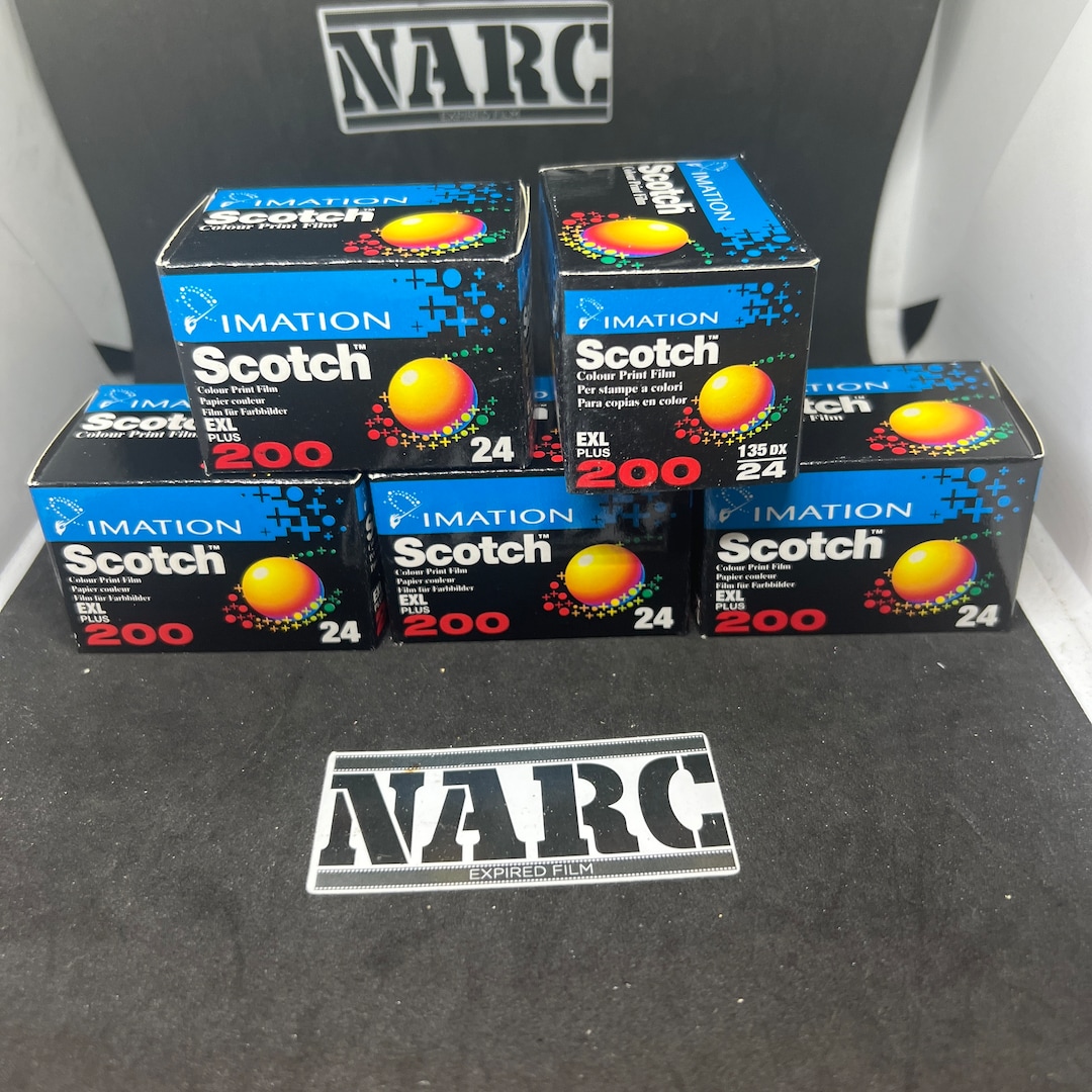 Scotch Imation HP 200 24 Exp 35mm Film Expired Film Auction for 5 Films ...