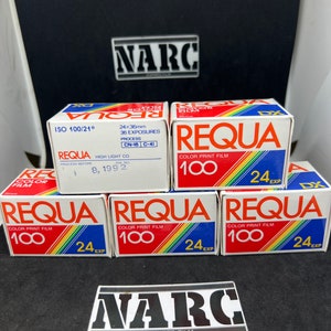 Requa 100 Color Film 24 Exp - 35mm Film - Lot With 5 Films Very Rare ...