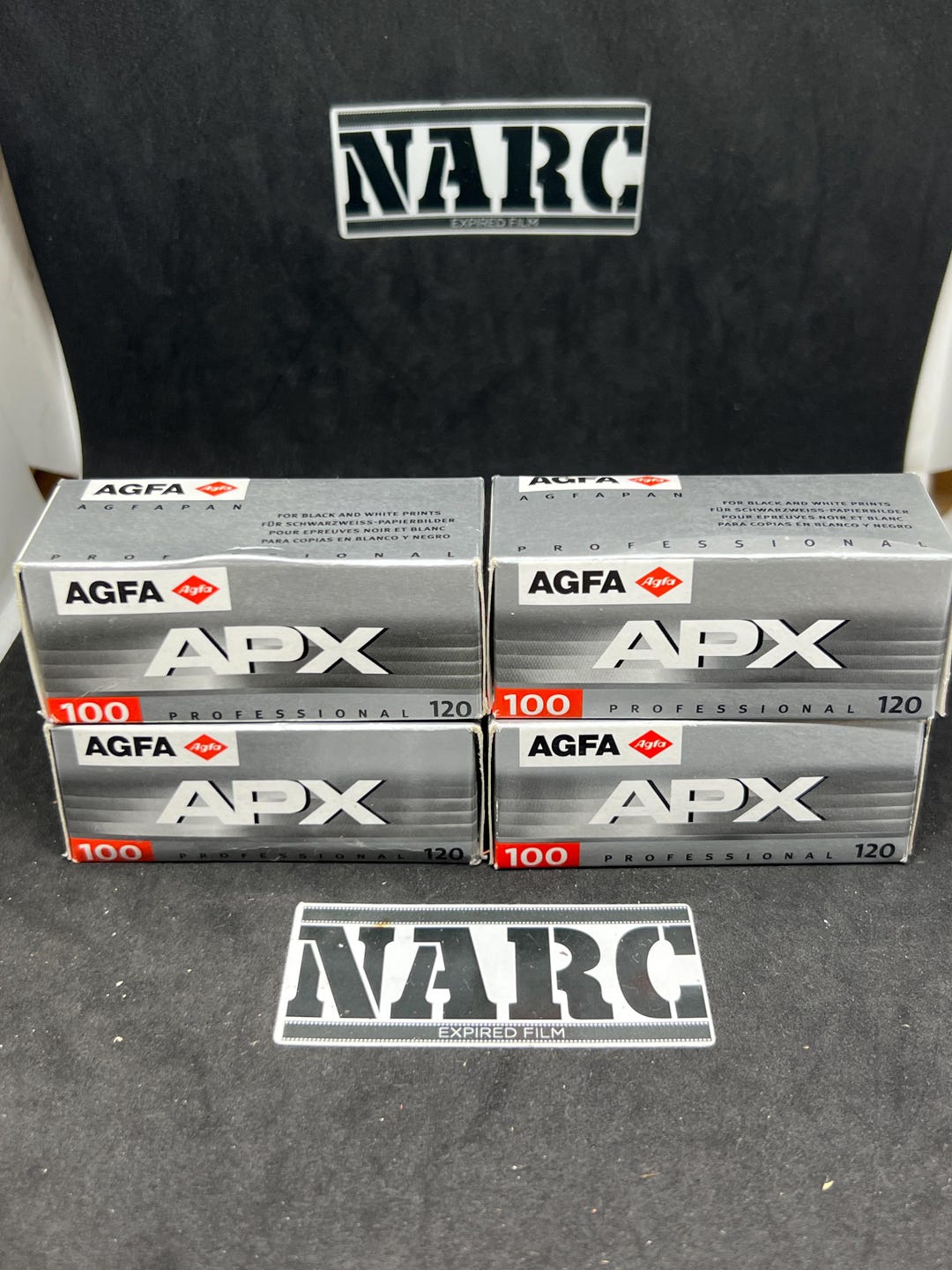 Agfa APX 100 Professional Black White 120mm Film Expired Film Auction ...