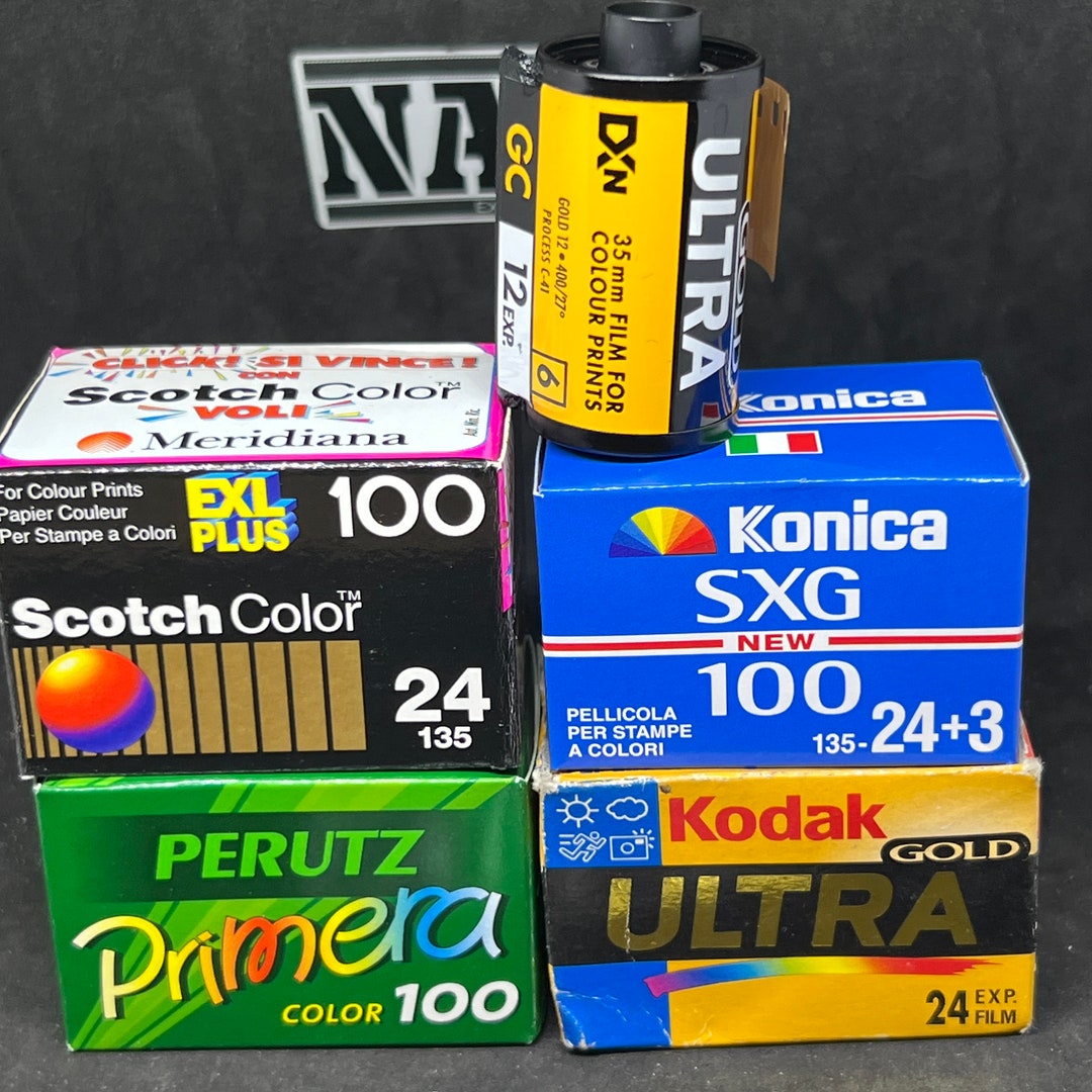 Kodak & Konica, Scotch, Perutz 5x 35mm Expired Film Job Lot - Etsy