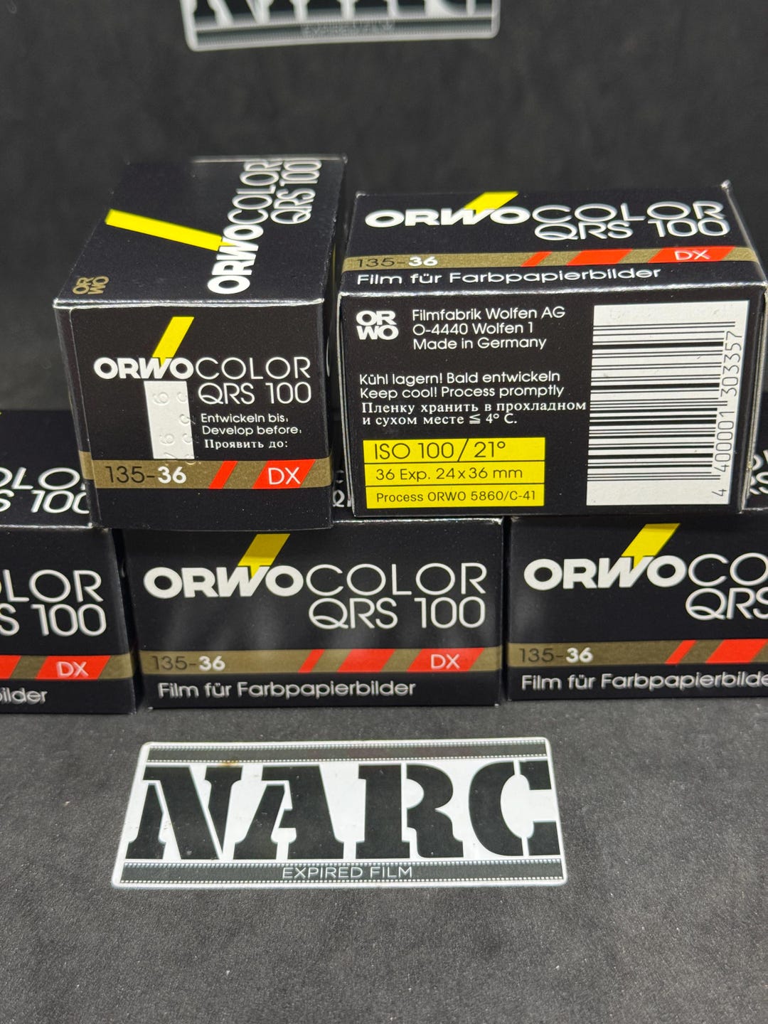 Orwo Color QRS 100 Color 35mm Film Lot With 5 Films - Etsy