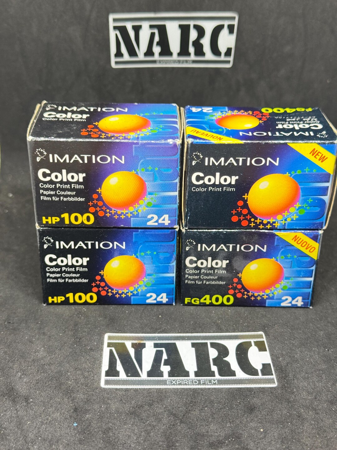 Imation HP 100 & HP 400 35mm Film Lot With 4 Films - Etsy