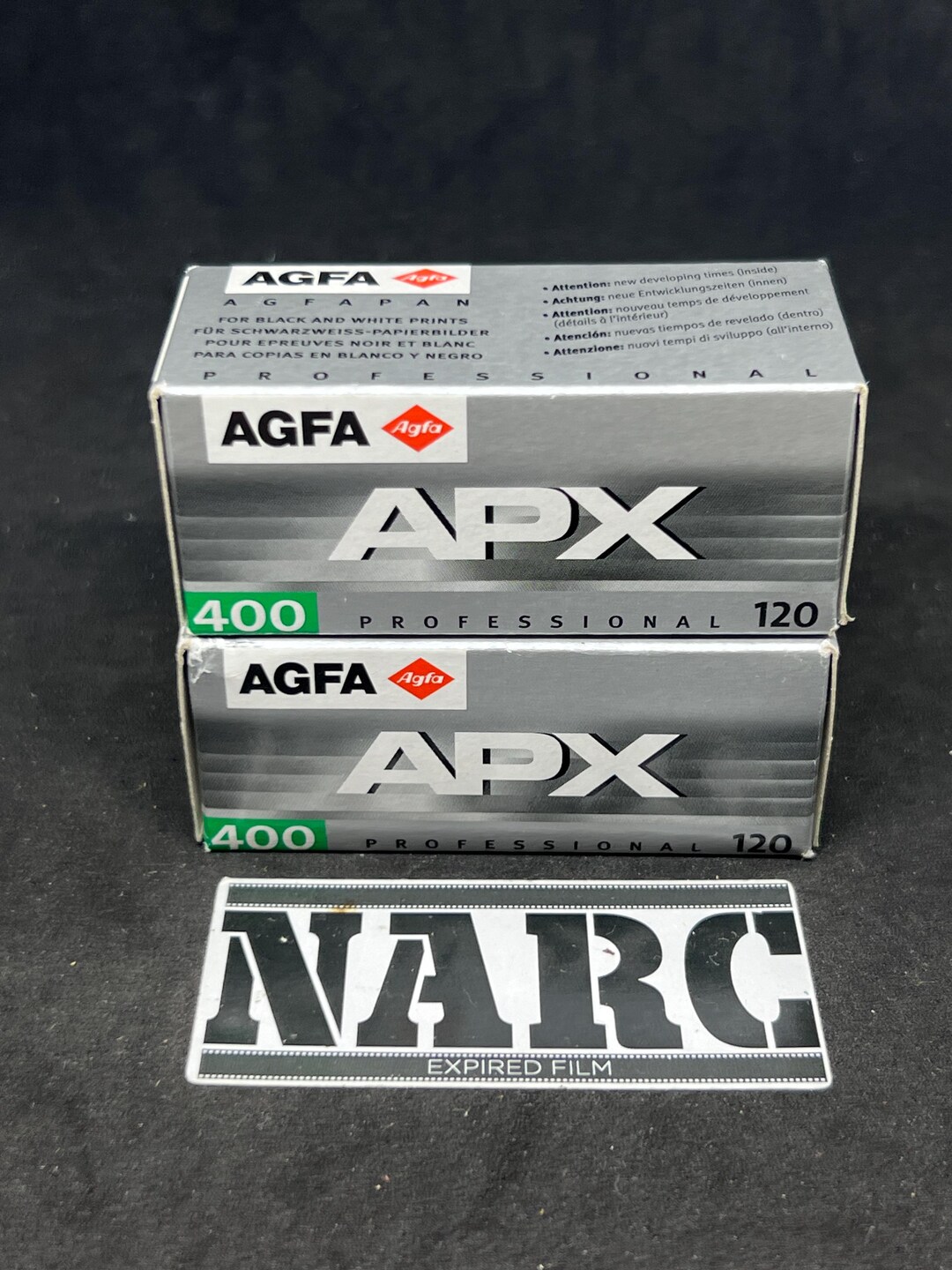Agfa APX 400 Professional Black White 120mm Film Expired Film Auction ...