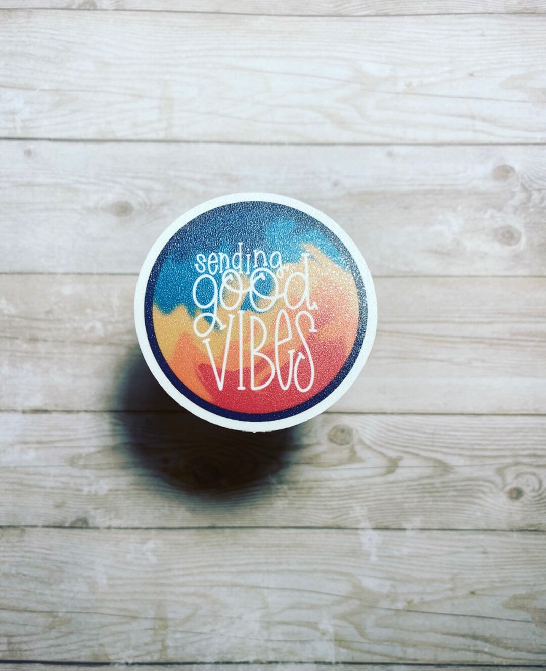 Good Vibes Sticker - Waterproof Stickers - Hydro Flask Stickers ...
