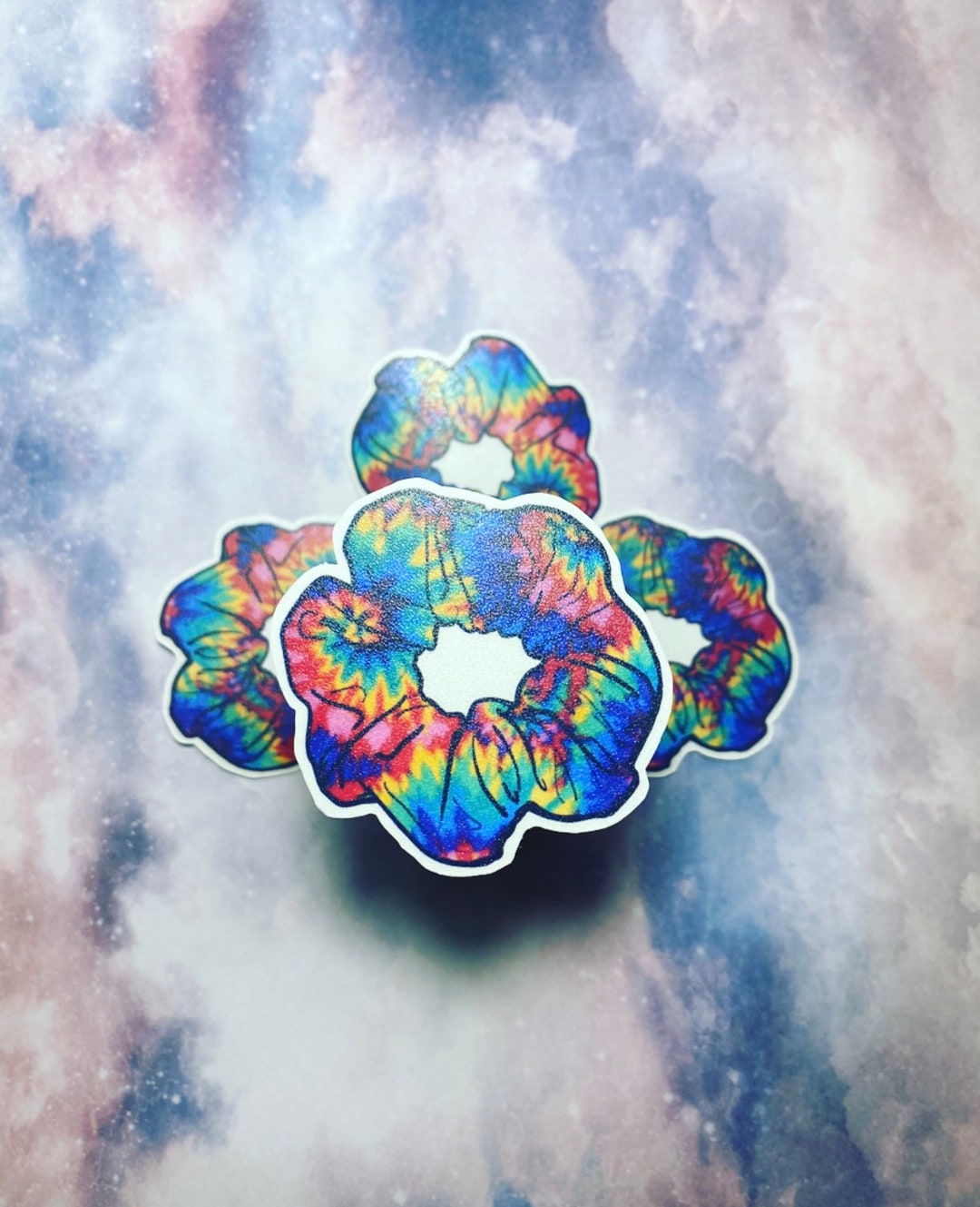 Tye Dye Scrunchie Sticker Laptop Stickers Funny Stickers - Etsy.de