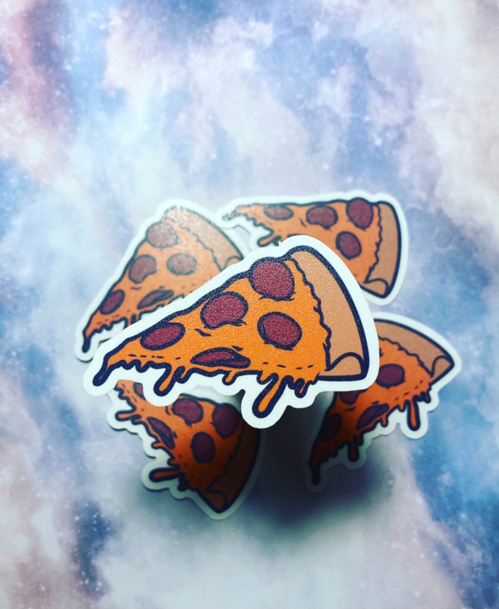 Drippy Pizza Sticker Laptop Stickers Funny Stickers | Etsy