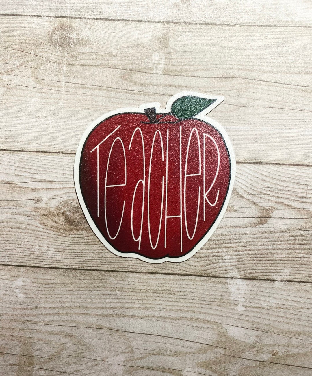 Teacher Apple Sticker - Teacher Gifts - End of School Gifts - Classroom ...
