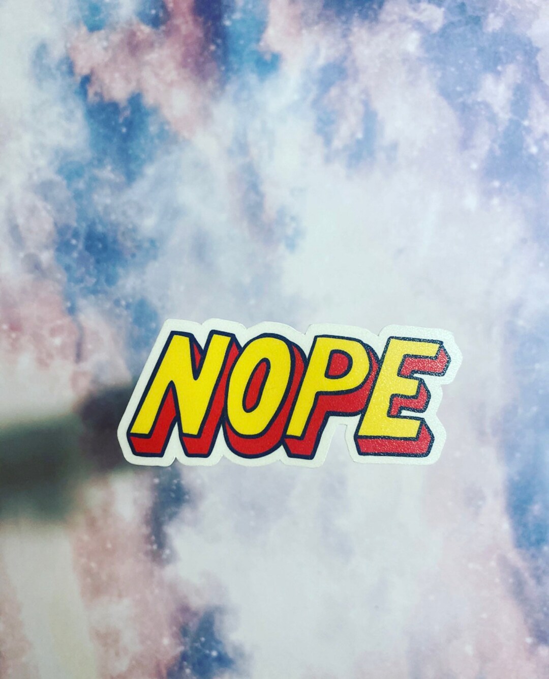 Sticker Vinyl NOPE Sticker/planner Stickers/cute Stickers/vsco Stickers ...