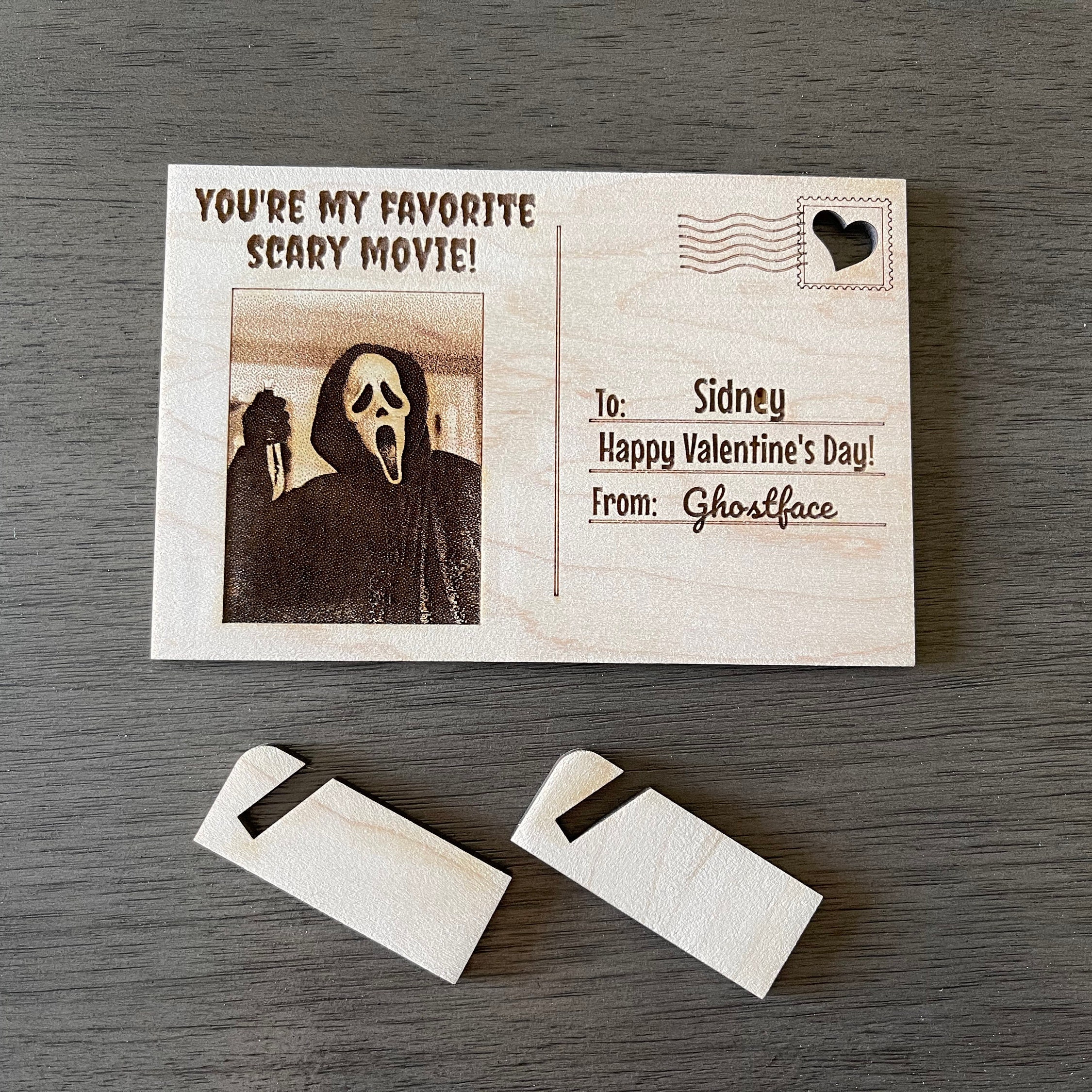 Horror Postcard Scary Movie Ghostface Horror Gifts Horror | Etsy