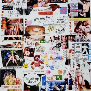 Collage Sticker Pack Cool Collage Art Stickers - Etsy