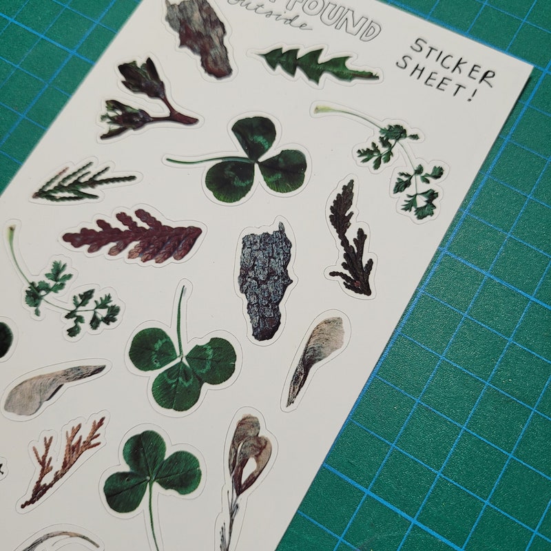 Nature Stickers - Etsy