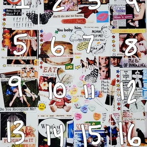 Collage Sticker Pack! - Cool Collage Art Stickers - Etsy