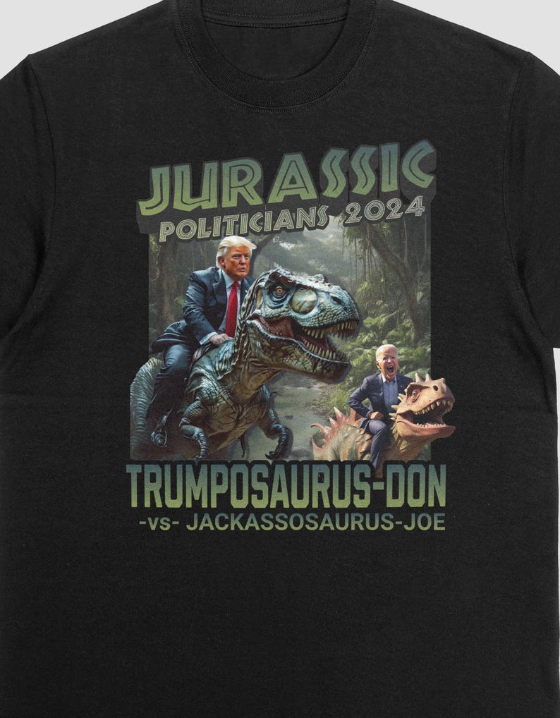 Trump Vs Biden Jurassic PNG Trump 2024 Taking America Back Get in ...