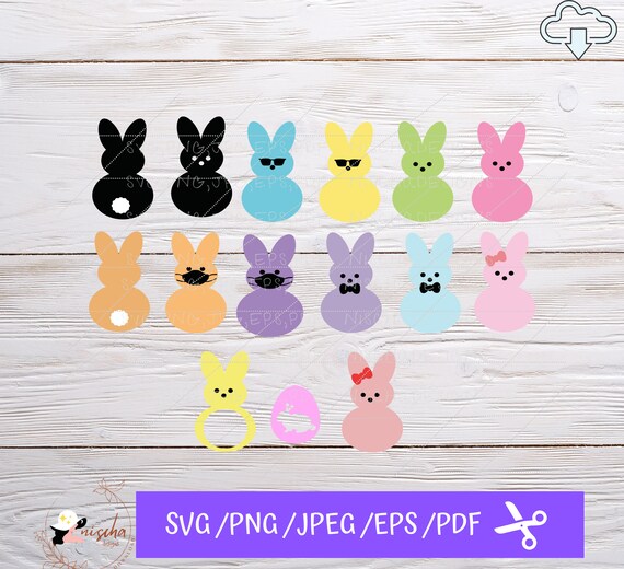 Bunny Rabbit Svg Bundle Bunnies SVG SVG Files for Cricut / | Etsy