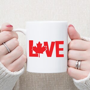 Canada Svg, Love Canada SVG, Svg Files for Cricut / Instant Download ...