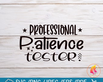 Patience Svg - Etsy
