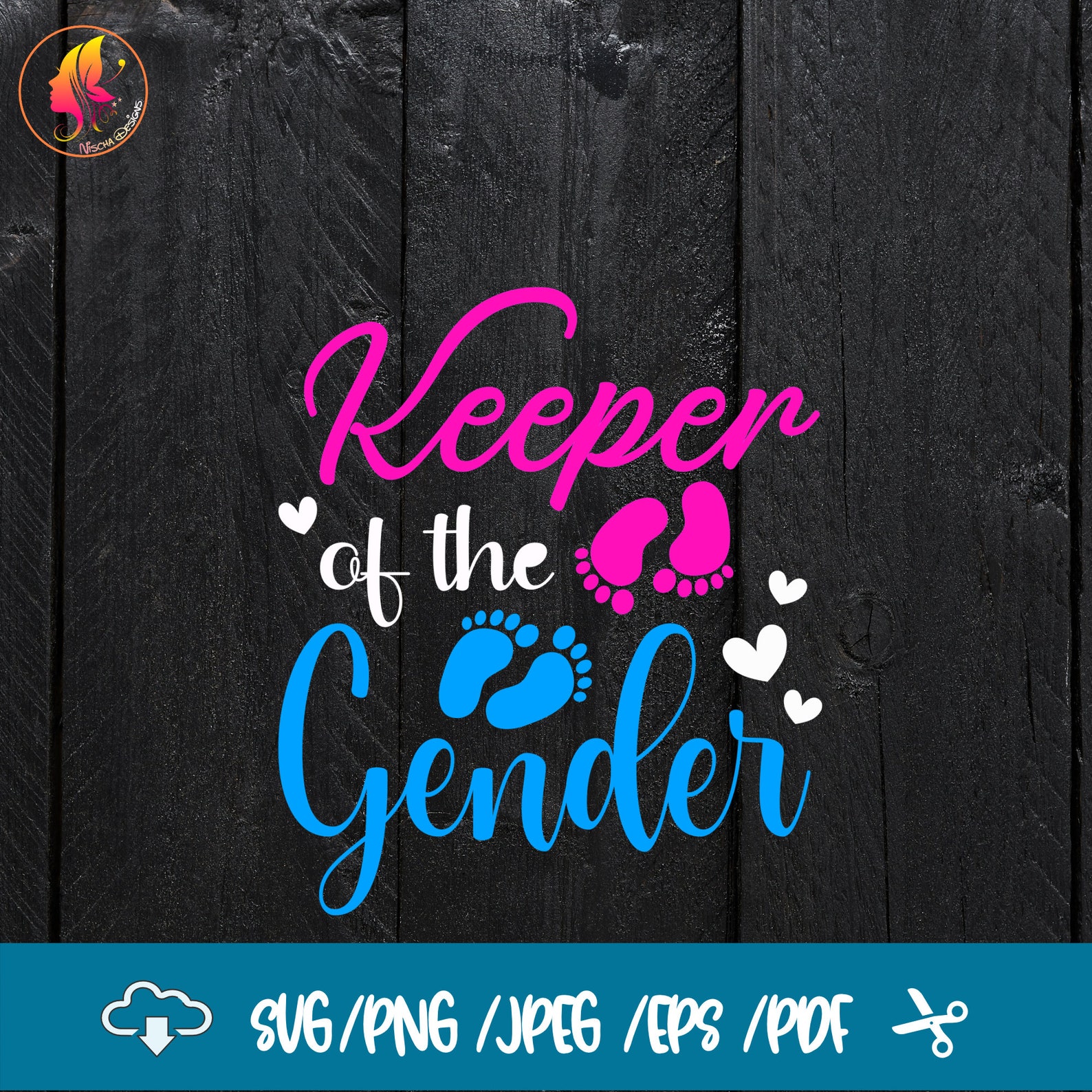 Keeper of the Gender SVG SVG Files for Cricut / Instant - Etsy