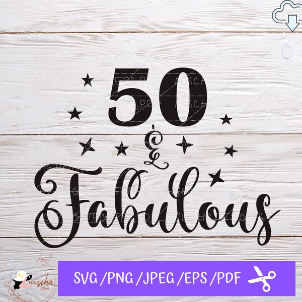 50 and Fabulous - Etsy