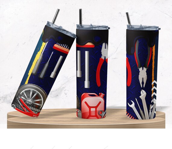 Mechanic Tumbler Oil Drip Automotive Tools Tumbler Straight - Etsy