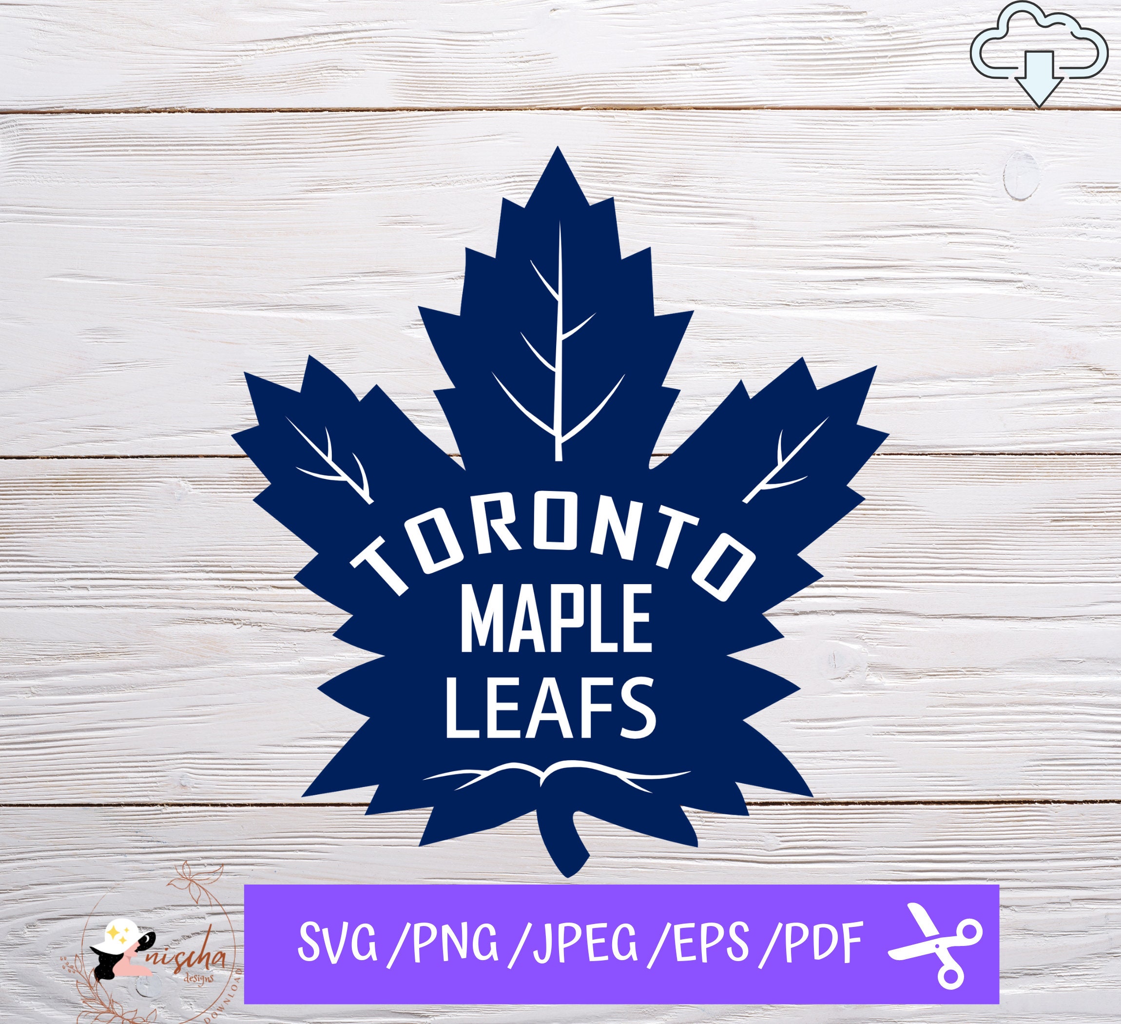 Toronto Maple Leafs SVG Hockey Toronto Team SVG files for | Etsy