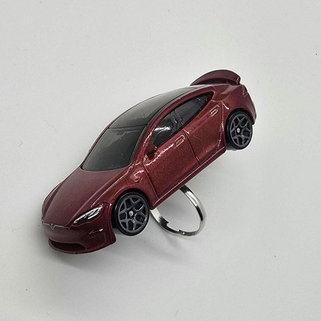 Red Car Ring / Toy Car Ring / Cool Rings / Fun Rings / Statement Ring ...