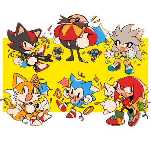 Sonic 3 Acrylic Charms/keychains - Etsy