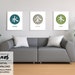 Digital Feng Shui 5 Elements Poster Set - Earth, Wood, Water, Fire ...