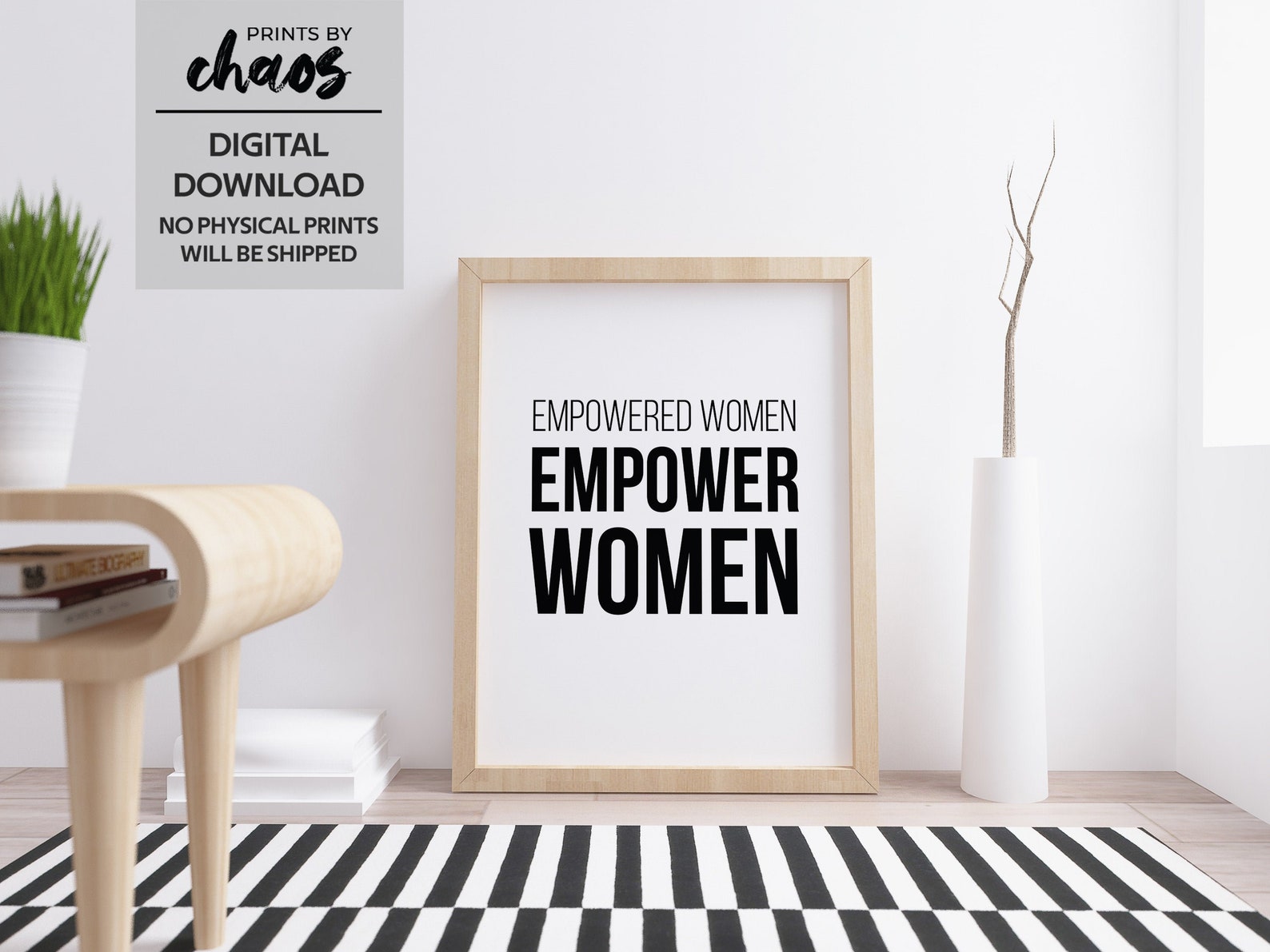 Las mujeres empoderadas empoderan el arte imprimible de las mujeres ...