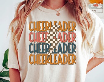 Cheerleader Shirt, Cheerleader Graphic Tee, Cheer T-shirt, Retro ...