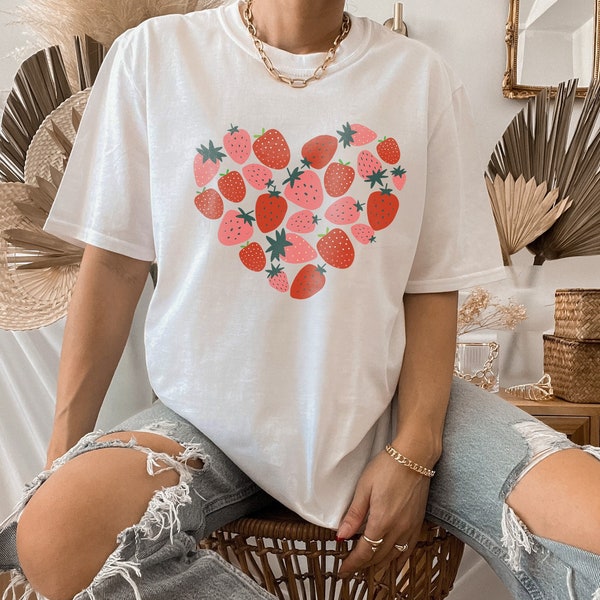 Strawberry Shirt - Etsy