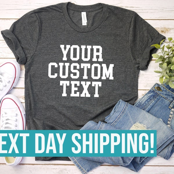 Custom T Shirt - Etsy