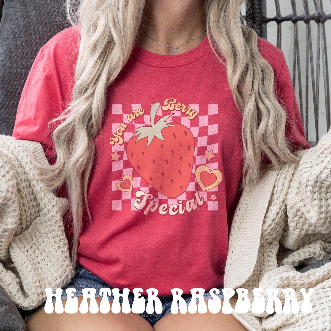 Retro Strawberry Checkerboard Valentine T-shirt, Groovy Disco Ball ...