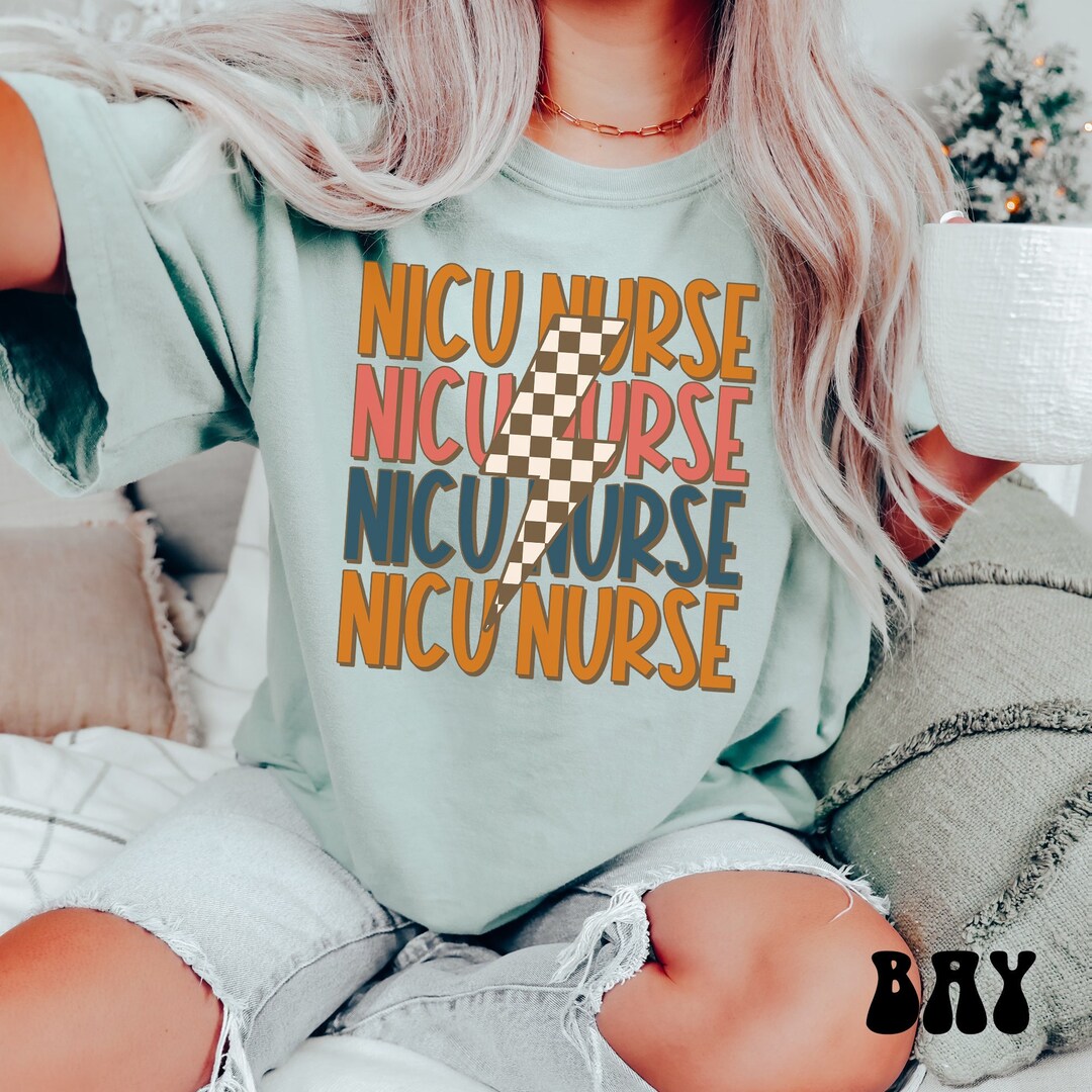 Comfort Colors NICU Nurse Shirt, Neonatal Icu Shirts, NICU Nurse Gift ...