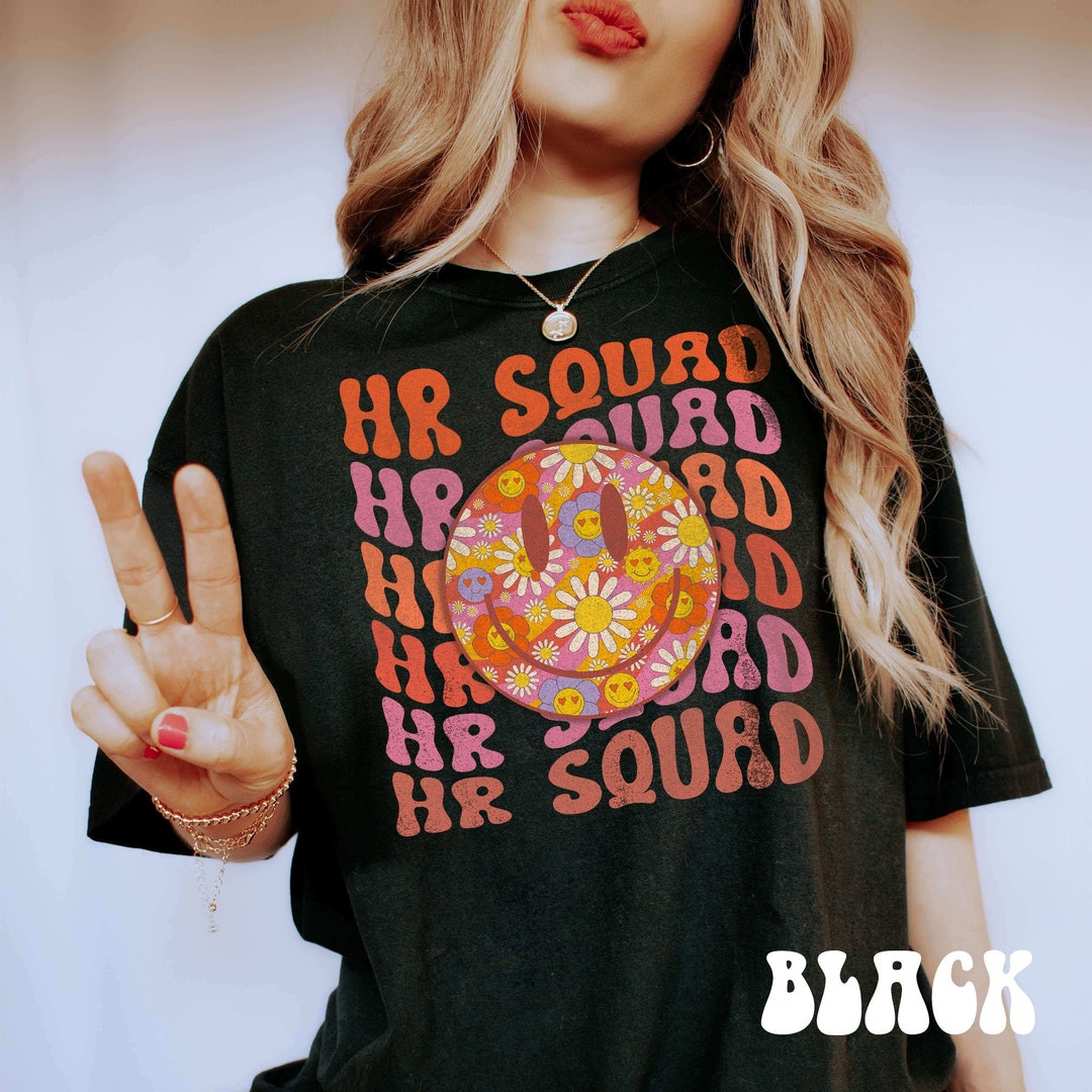 Comfort Colors HR Squad, HR Team, HR Squad Shirt, Human Resources Squad ...
