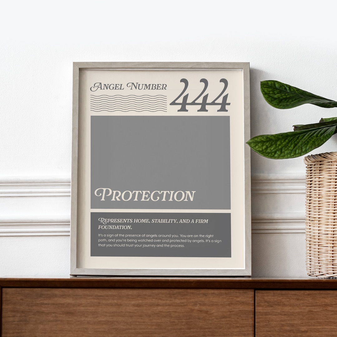 444 - Silver Guardian - Angel Number 444- Protective Energy and ...
