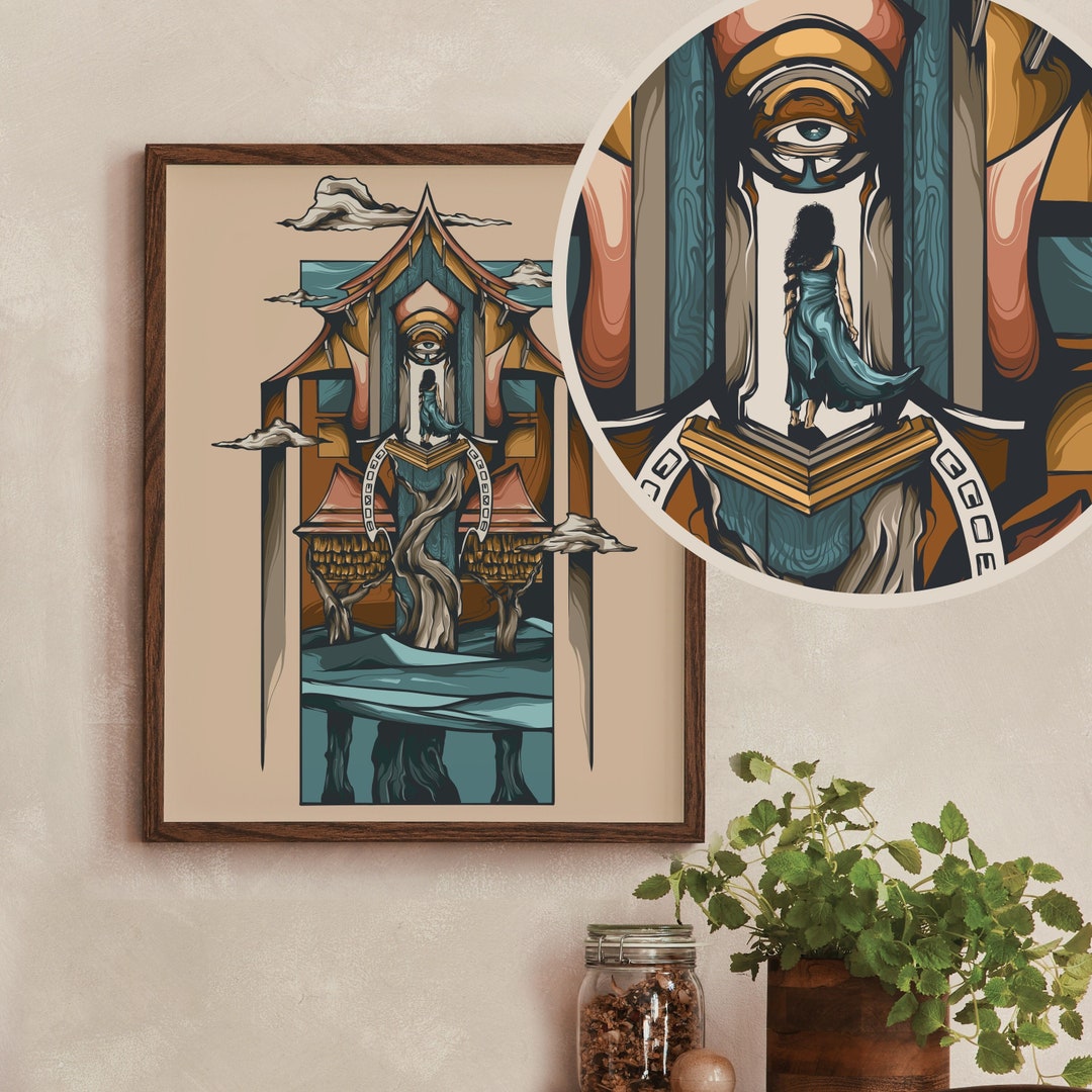 A New Beginning Poster Print - Surreal Inspirational Canvas Wall Art ...